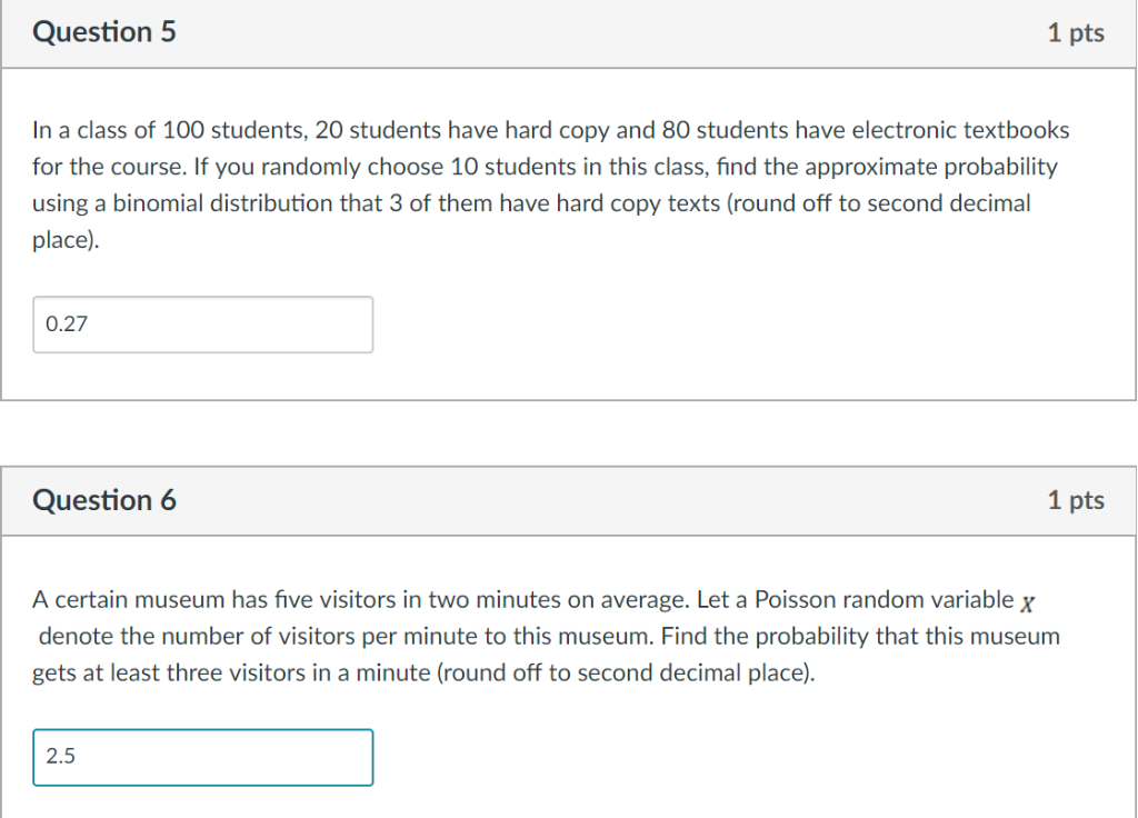 Solved Question 5 1 pts In a class of 100 students, 20 | Chegg.com Solved Question 5 1 pts In a class of 100 students, 20 | Chegg.com