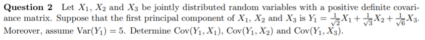 Solved Question 2 Let X1, X2 and X3 be jointly distributed | Chegg.com
