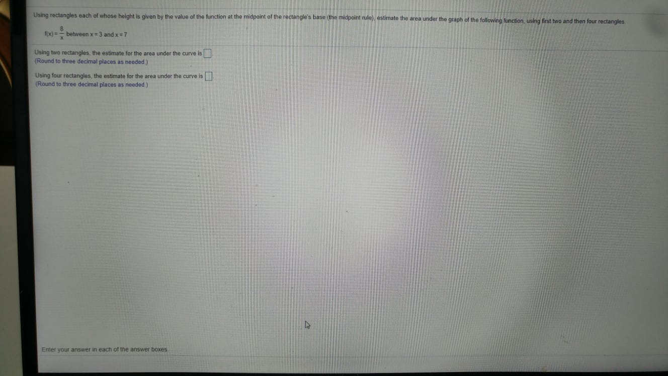 Solved Using rectangles each of whose height is given by the | Chegg.com