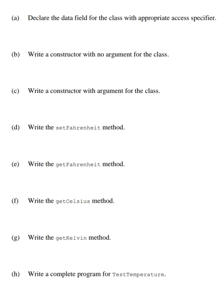 Solved Answer Q1(a)-Q1(h) based on the information given in | Chegg.com