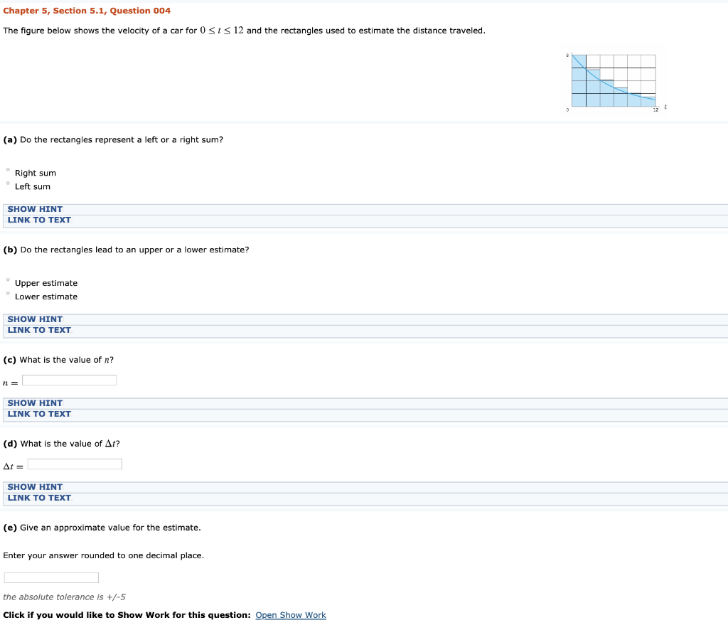 Solved Chapter 5, Section 5.1,Question 004 The figure below | Chegg.com