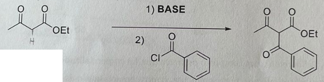 Solved "Ethyl acetoacetate enolate acylation reactions | Chegg.com