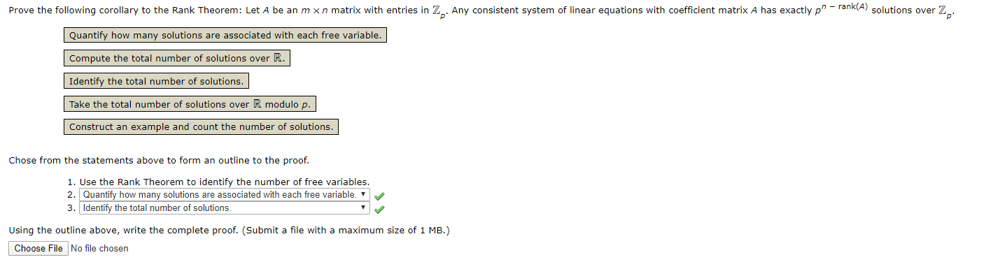 Prove the following corollary to the Rank Theorem: | Chegg.com