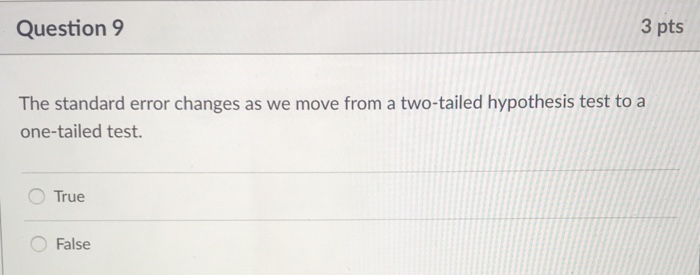 Solved Question 8 3 Pts Alpha In A Confidence Interval 