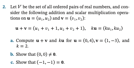 Solved Definition 1 Let V be an arbitrary nonempty set of | Chegg.com