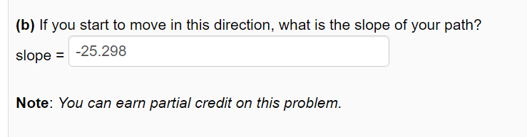 Solved ∇z Problem 3. (1 point) You are standing above the | Chegg.com