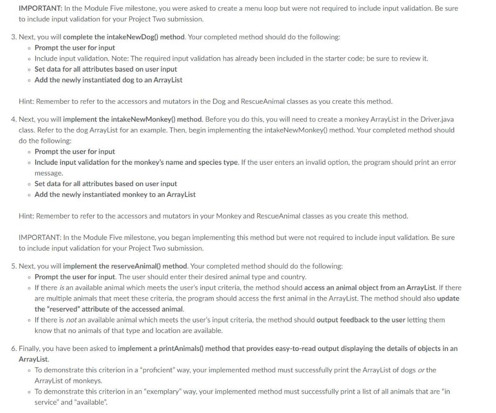 Solved Competencies In this project, you will demonstrate | Chegg.com