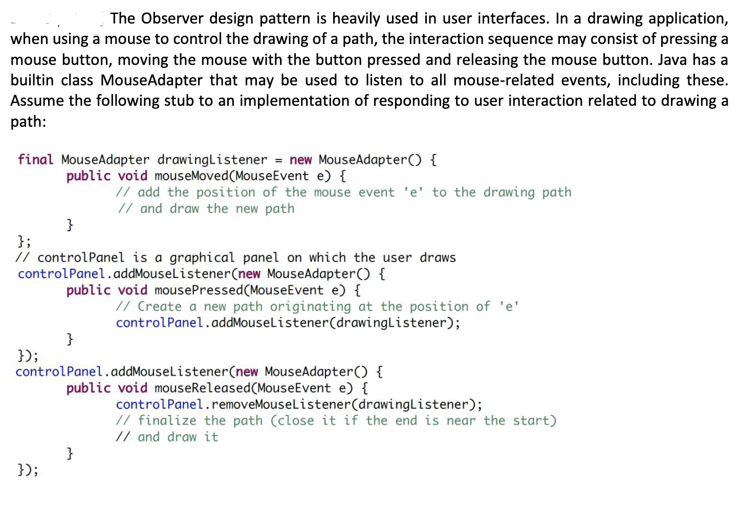 Name two different design principles from SOLID | Chegg.com