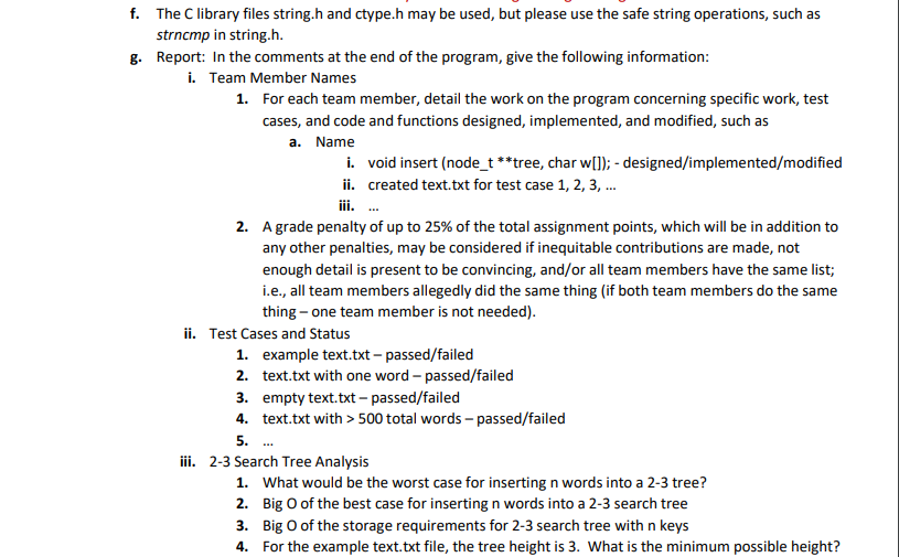 Solved 2. Write a C program, problem1.c, to read in a text | Chegg.com