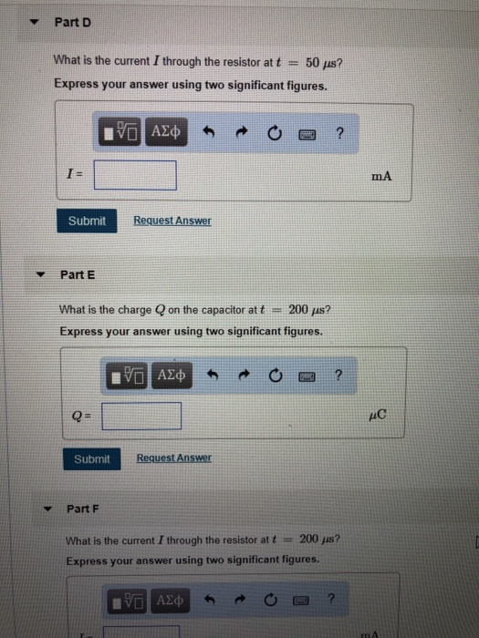 Solved Constants Part A The switch in the figure (Figure | Chegg.com