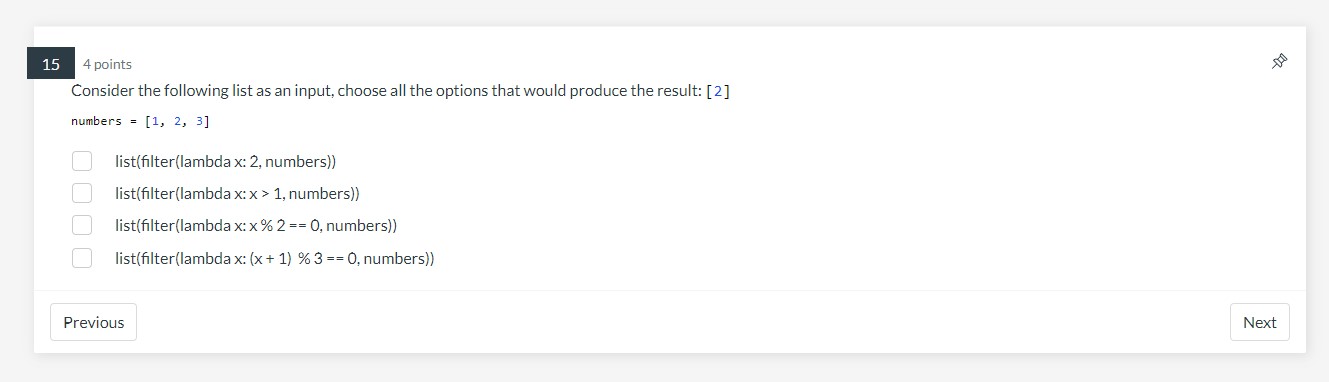 Solved 4 points Consider the following list as an input, | Chegg.com