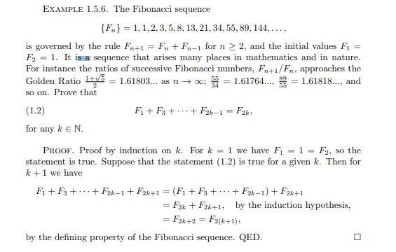 Solved (4) 7. The Fibonacci sequence is given by Fi = 1. F2 | Chegg.com