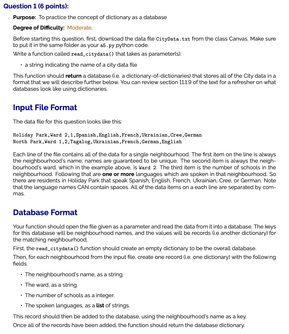 Solved Question 1 (6 points): Purpose: To practice the | Chegg.com