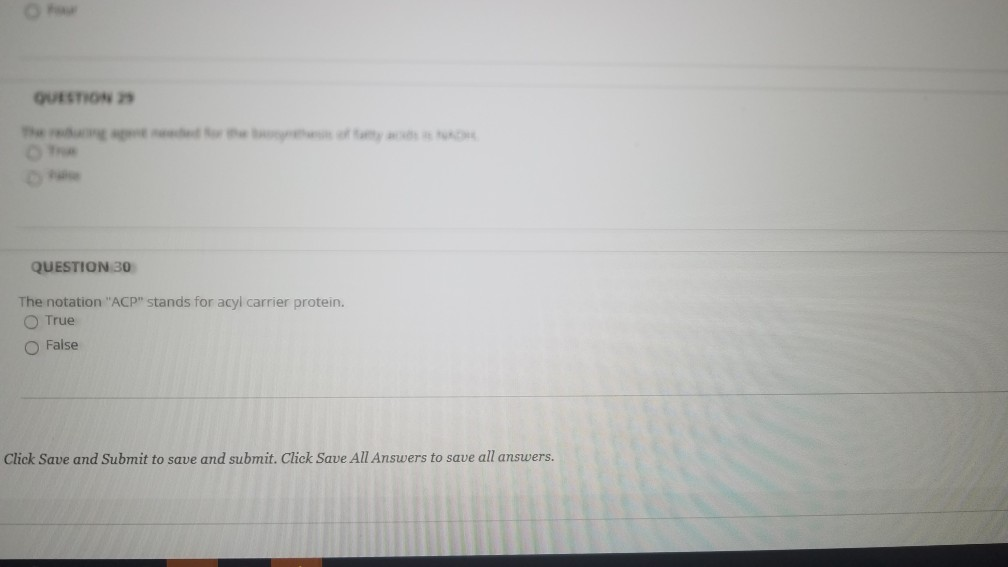 Solved QUESTION QUESTION 30 The notation "ACP" stands for | Chegg.com