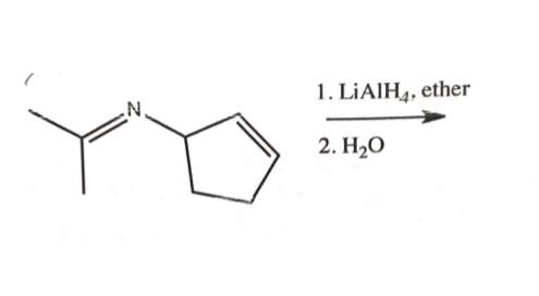 Solved 1. LiAlH4, ether 2. H2O | Chegg.com