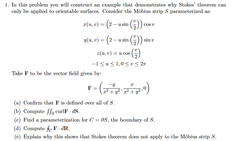 Solved = 1. In this problem you will construct an example | Chegg.com