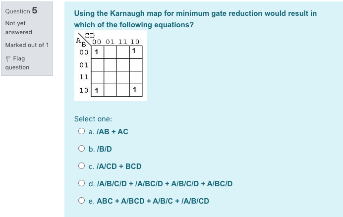 Solved A NOR gate with its inputs inverted would be | Chegg.com