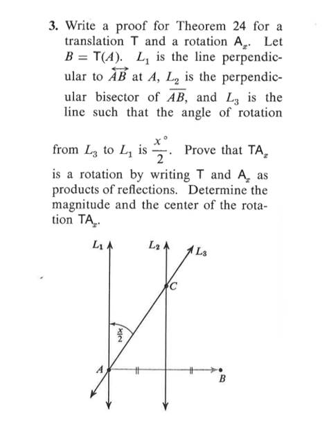 Solved 3. Write a proof for Theorem 24 for a translation T | Chegg.com