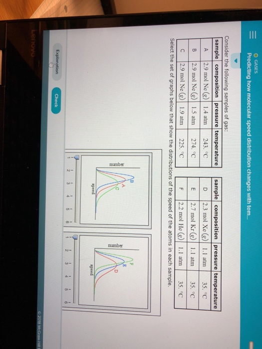 Solved Predicting how molecular speed distribution changes | Chegg.com