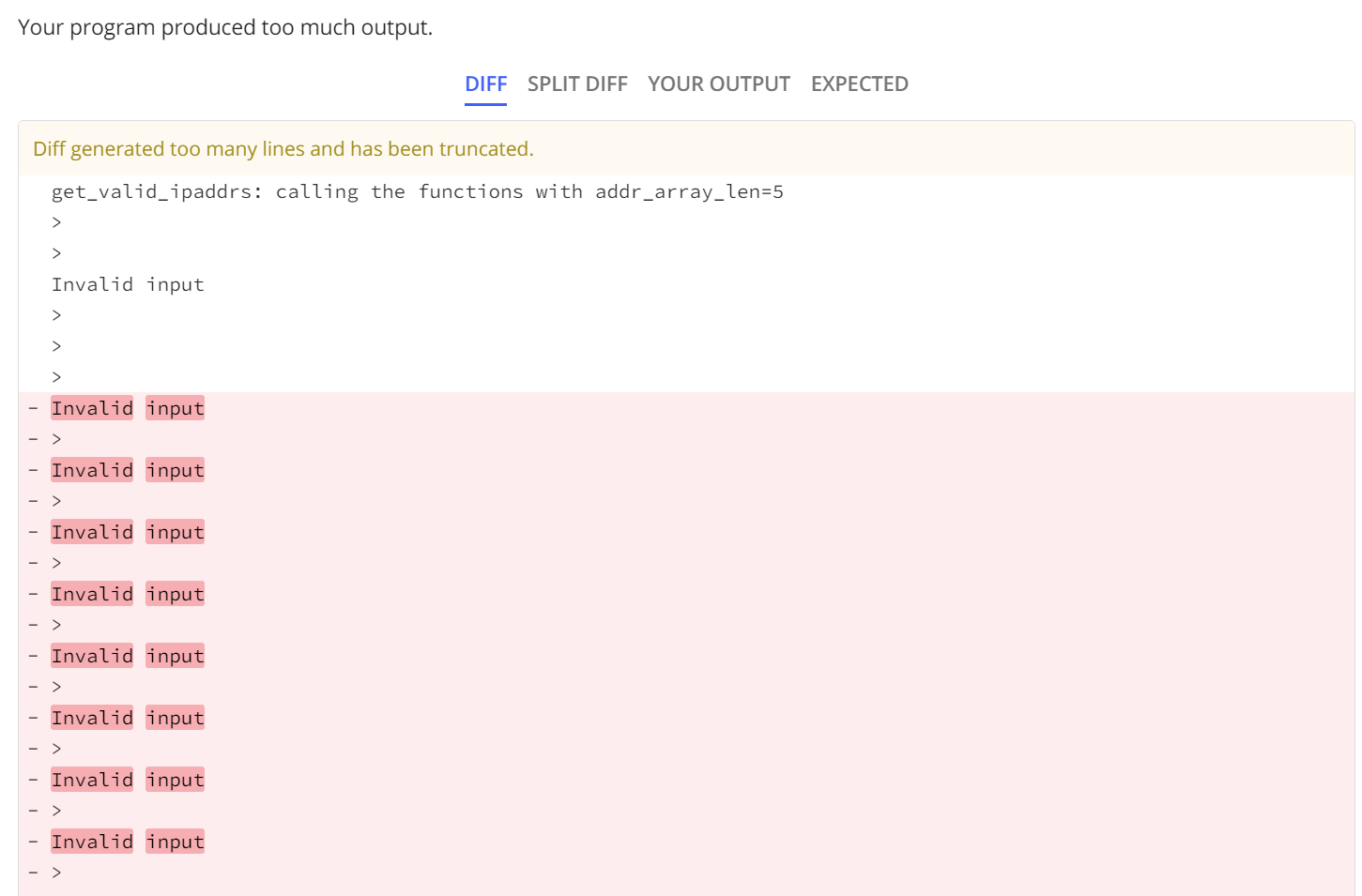 Solved I need help with my code to ensure that the Diff does | Chegg.com