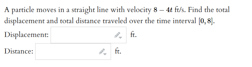 Solved A particle moves in a straight line with velocity | Chegg.com