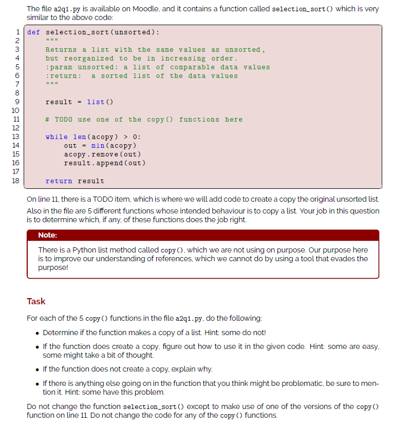 Solved In class (and in the readings) we saw a version of | Chegg.com