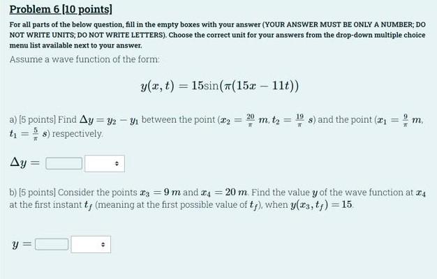 Solved Problem 6 [10 points] For all parts of the below | Chegg.com