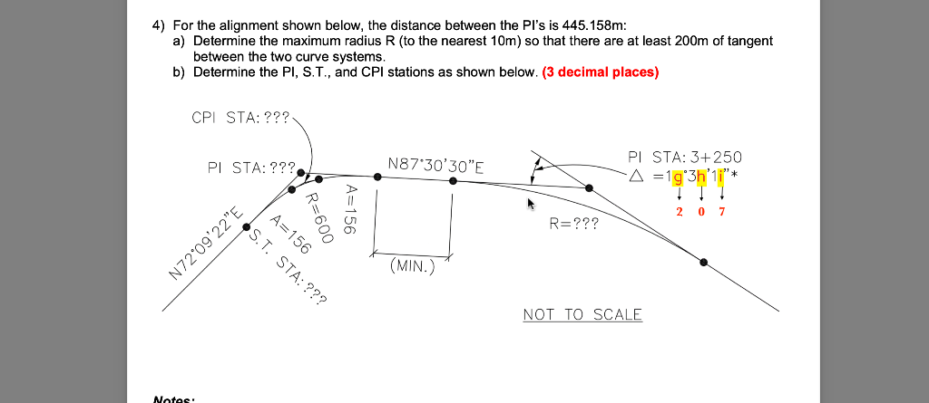 Solved HIGHWAY TECHNOLOGY. please provide the answers as 3 | Chegg.com