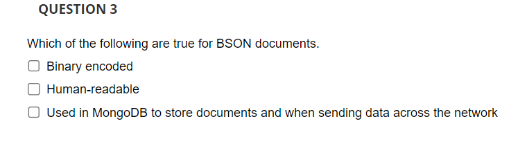 Solved A Document Stores Data In Mongodb As Columns Objects
