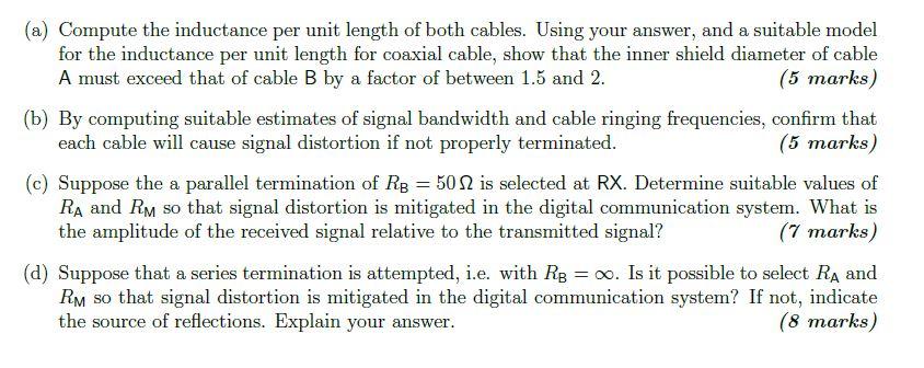 Question 3 (25 marks) The digital communication | Chegg.com