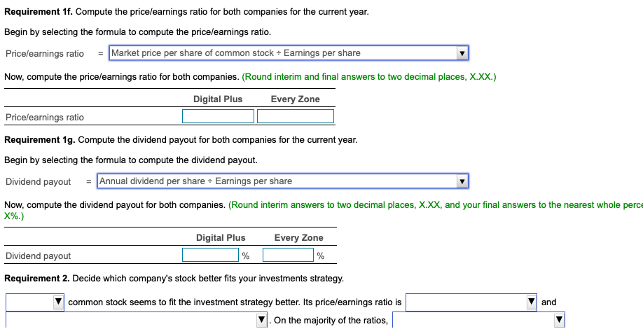 [Solved]: Data table Selected balance sheet data at the