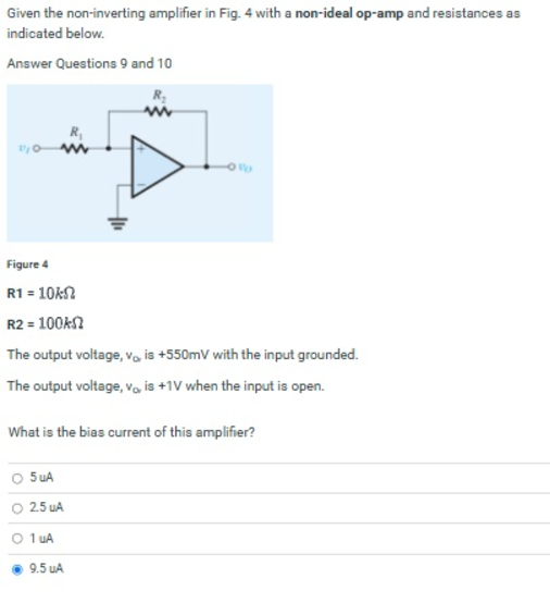 Given the non-inverting amplifier in ﻿Fig. 4 ﻿with a | Chegg.com