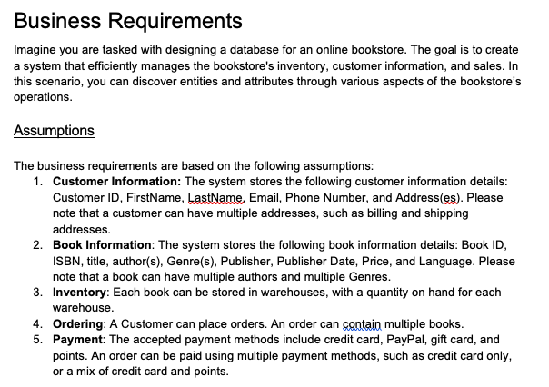 Solved Draw a Logical Data Model using both Crowsfoot and | Chegg.com