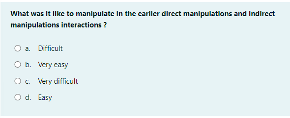 Solved What was it like to manipulate in the earlier direct | Chegg.com