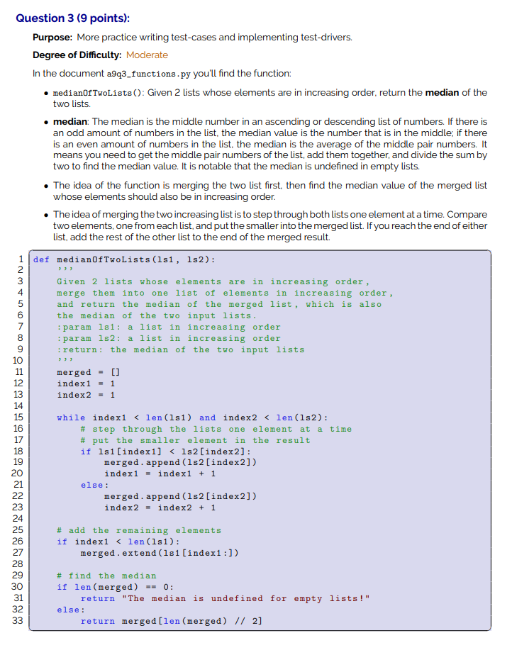Solved Question 3 9 Points Purpose More Practice Writing Chegg
