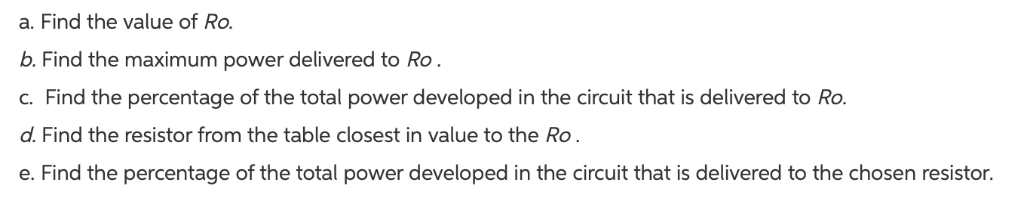 Solved Review TConstants A variable resistor Ro is connected | Chegg.com