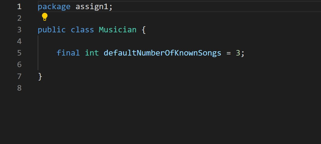 Solved 1. Open the file "Musician.java". There is a "static | Chegg.com