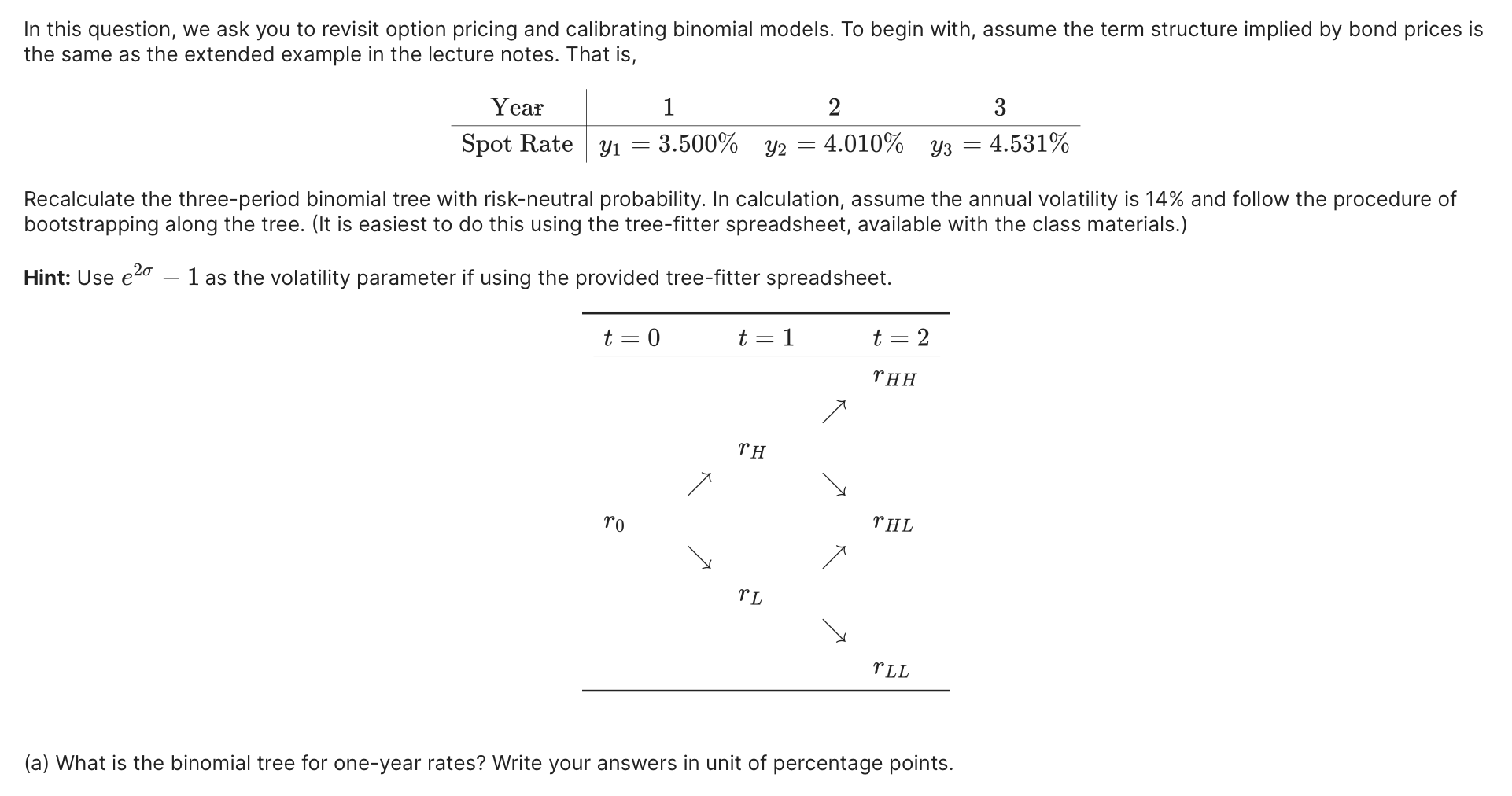 Solved In this question, we ask you to revisit option | Chegg.com