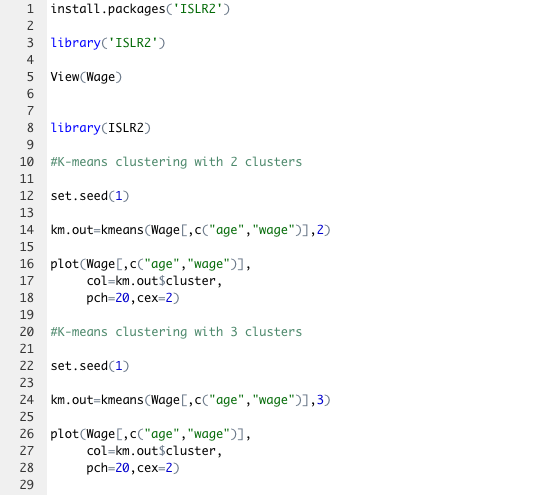 R programming. R studio. Just a question about my | Chegg.com