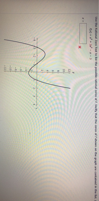 Solved Use the Rational Zero Test to list the possible | Chegg.com
