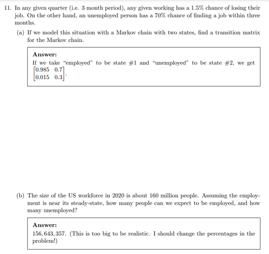 Solved 11. In any given quarter (i.e. 3 month period), any | Chegg.com