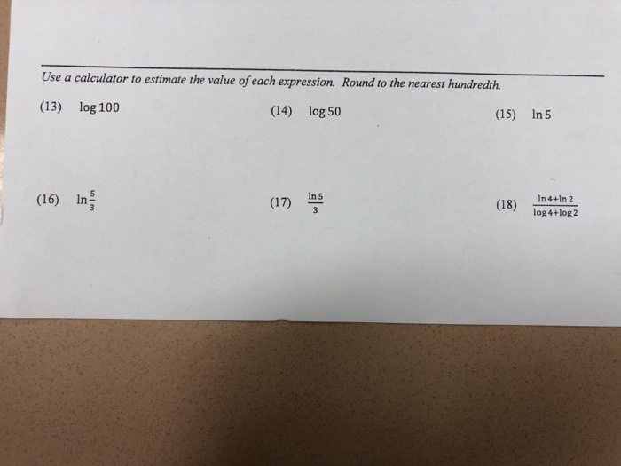 Solved Use a calculator to estimate the value of each | Chegg.com