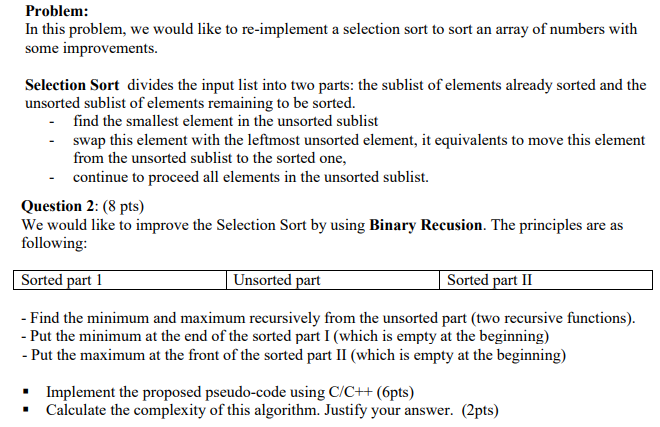 Solved Problem: In this problem, we would like to | Chegg.com