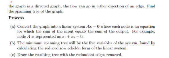 Solved 8) In graph theory, a spanning tree is a subgraph of | Chegg.com