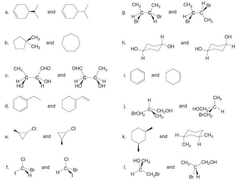 Solved 1 if its not isomers 2 if its enantiomers 3 if its | Chegg.com