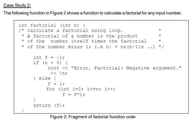 Solved Case Study 2: The following function in Figure 2 | Chegg.com