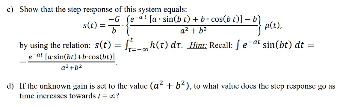 Solved C and D please! | Chegg.com