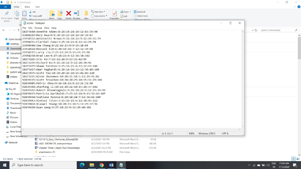 Use UNIX to run and also attach screenshots Write a | Chegg.com