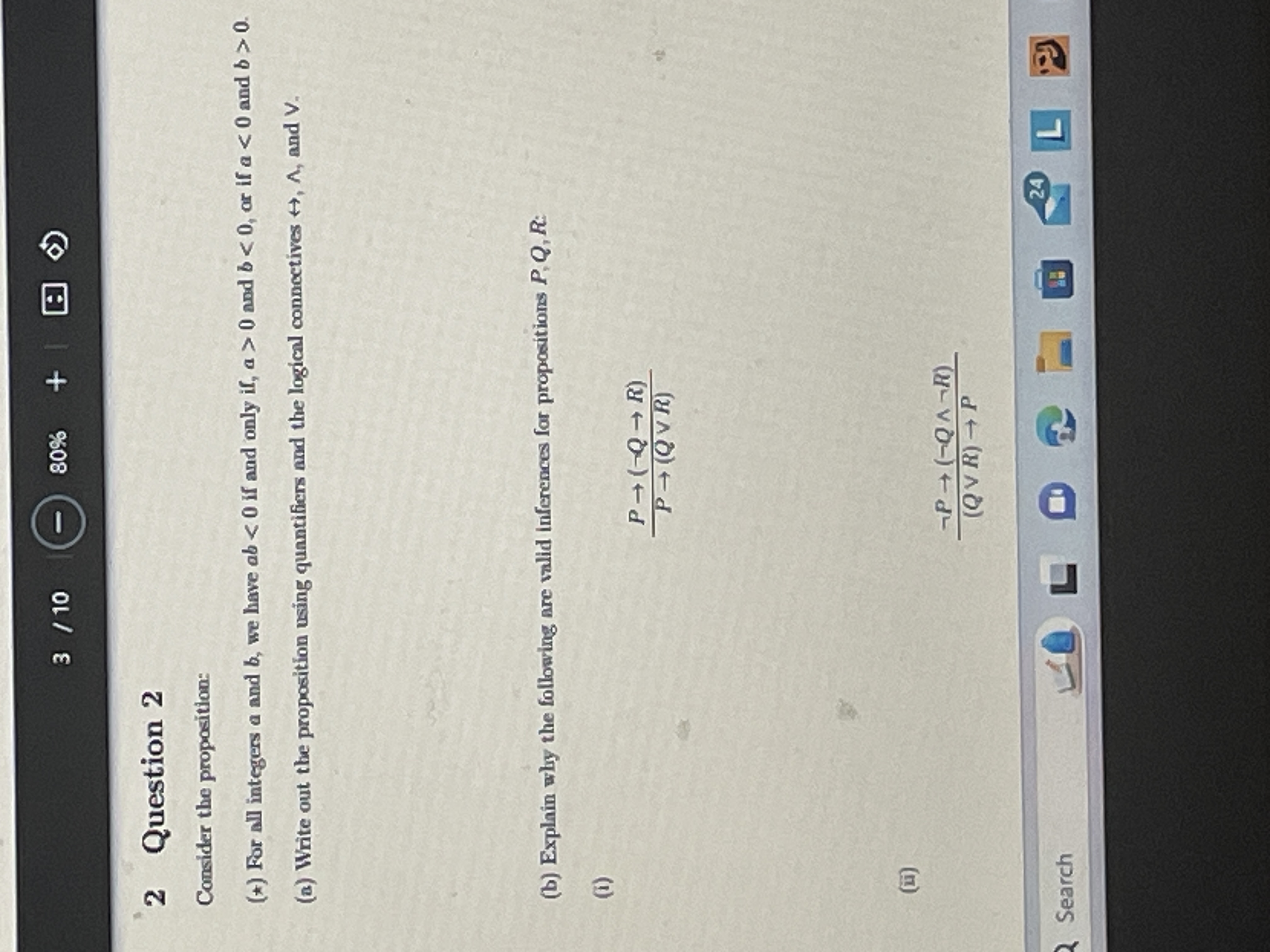 Solved Consider the proposition: ( ⋆ F) For all integers a | Chegg.com