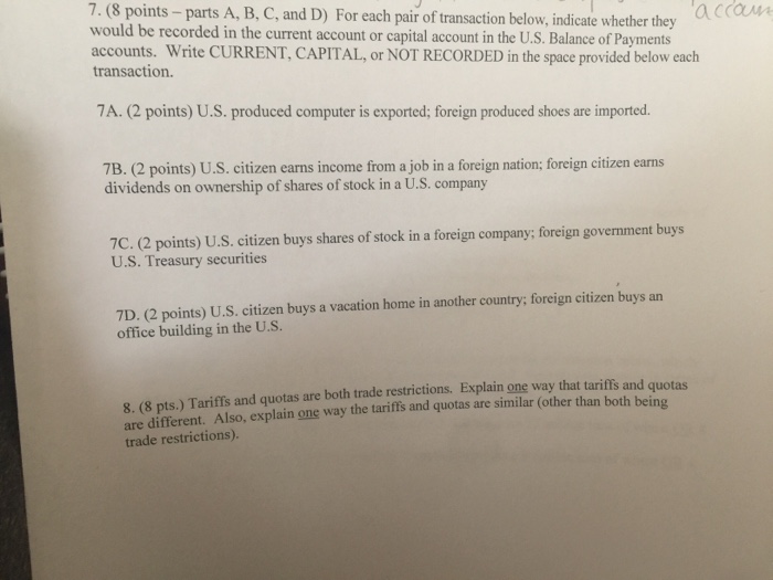 Solved For each pair of transaction below, indicate whether | Chegg.com